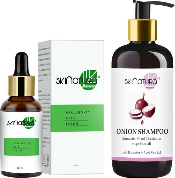 Skinatura Hyaluronic Acid Serum 30 ml and Onion Shampoo 300ml Combo (Pack of 2) - JioMart