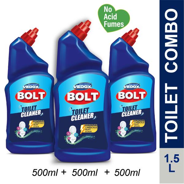 Vedox Toilet Cleaner 500ml (Buy 2 get 1 Free)- No Acid Fumes - JioMart