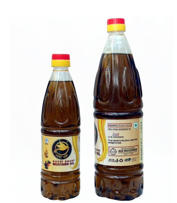 Swarna Panchhi Premium Kacchi Ghani Pure Mustard Oil, (1.5 Litres ...