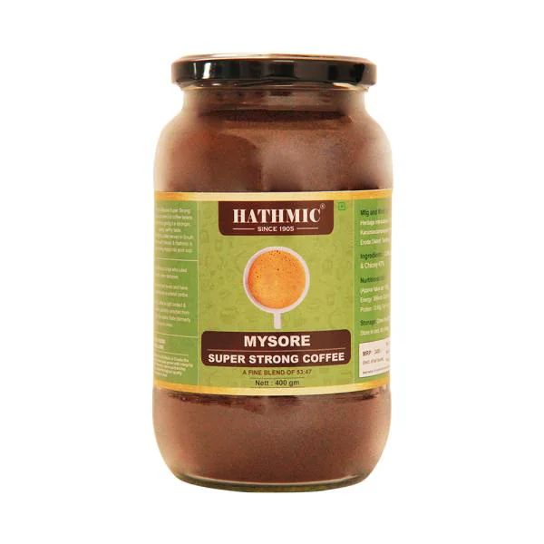Hathmic Mysore Super Strong Instant Coffee Powder, 250g + 150g Extra ...
