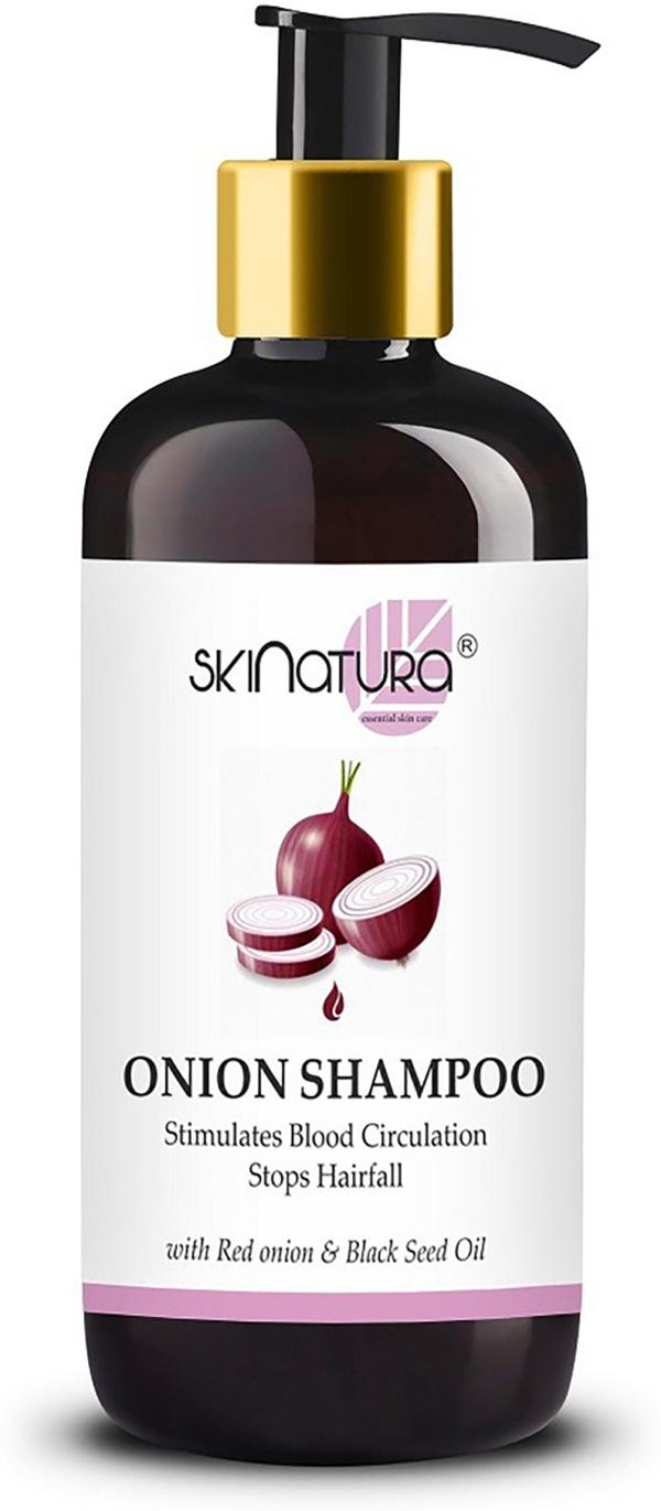 Skinatura Onion Shampoo with Red Onion & Black Seed Oil 300 ml with Skin Whiening Serum 30 ml ...