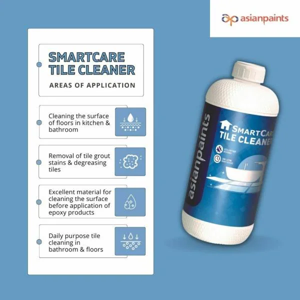 Asian Paints SmartCare Tile Cleaner 1 Litre | Ceramic & Tile Cleaner ...