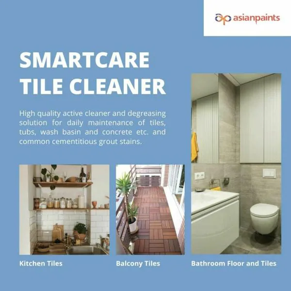 Asian Paints SmartCare Tile Cleaner 1 Litre | Ceramic & Tile Cleaner ...
