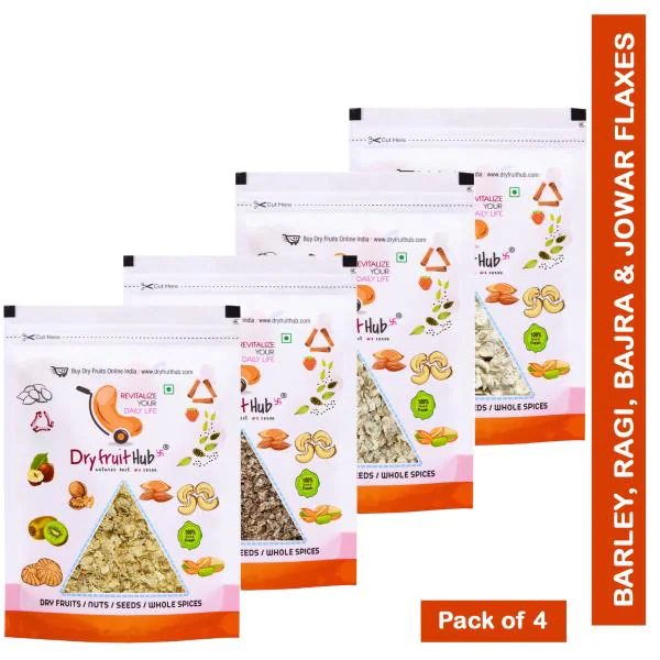 Dry Fruit Hib - Ragi, Jowar, Bajra & Barley Flakes Original 850 g ...