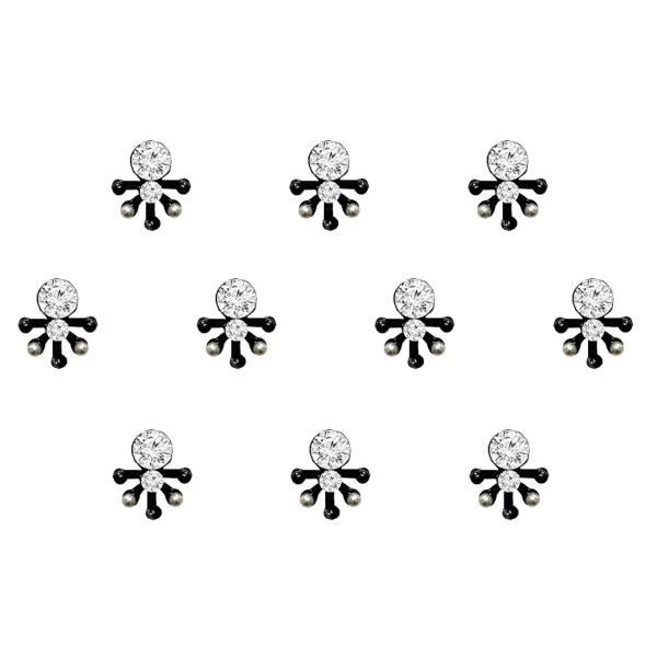 Comet Busters Beautiful Black Bindis With Stone (BIN1132) - JioMart