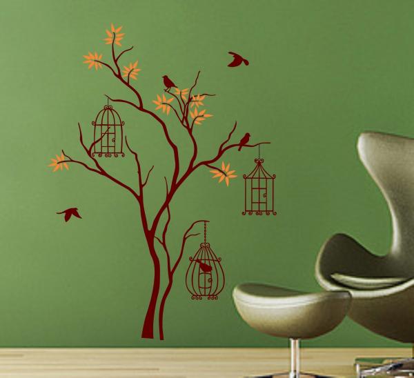 Sticker Studio Vinyl Tree With Causes Wall Sticker 60 cm X 83 cm - JioMart