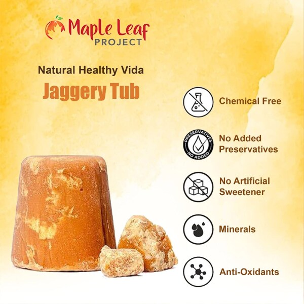Maple Leaf Project Natural Jaggery (Non Chemical, 1000 Gram) - JioMart