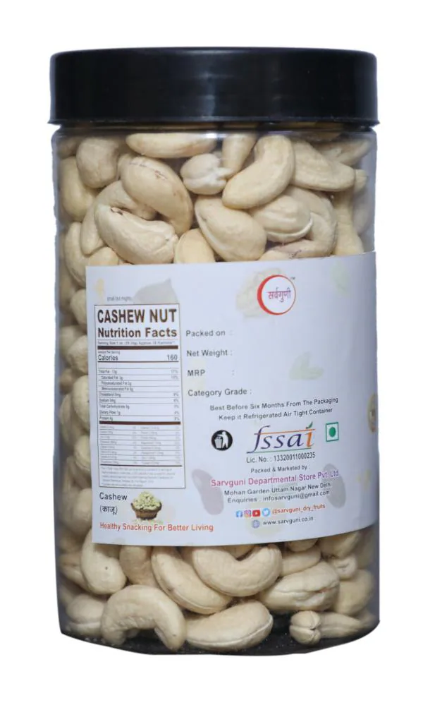 SARVGUNI PREMIUM CASHEW 500GM | Kaju | Kaju Nuts| Cashew Nuts| Dry ...