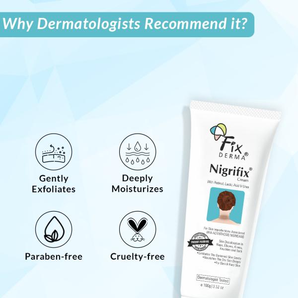 Fixderma Nigrifix cream for Acanthosis Nigricans For Dark Body Parts ...