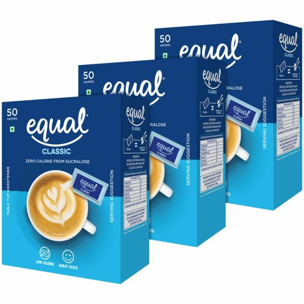 Equal Classic Zero Calorie Sweetener, Sugar Free, Calorie Control, 50 ...