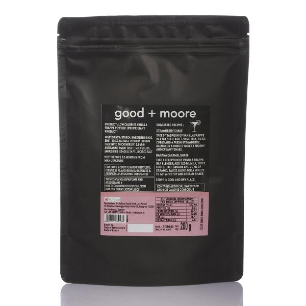 GOOD&MOORE Vanilla Frappe Powder| Instant Powdered Coffee Drink Mix ...