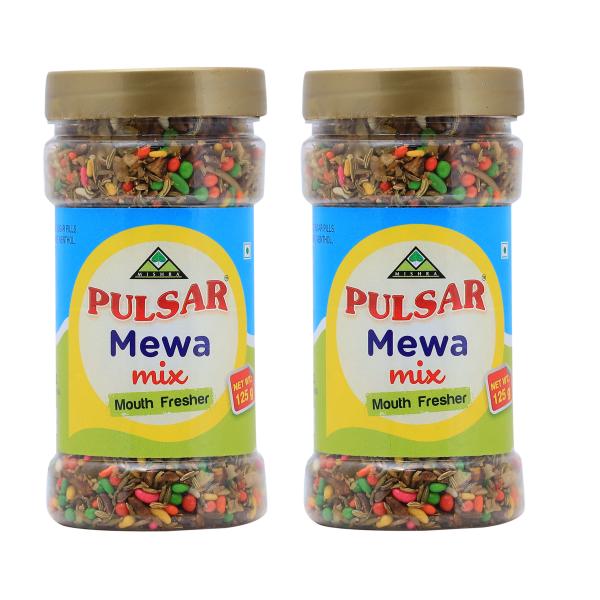 PULSAR (PACK OF 2) MEWA MIX SWEET MOUTH FRESHENER, 125g TRENDY BOTTLE ...