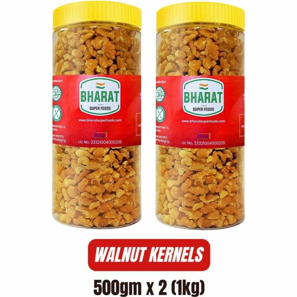 Bharat Super Foods Walnut Kernels Without Shell Broken Grade 4 Pcs ...