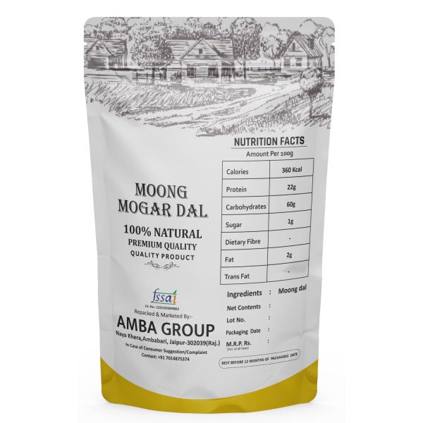 FARM & FARMERS 100 % Natural Premium Quality Moond Mogar Daal - (1kg ...