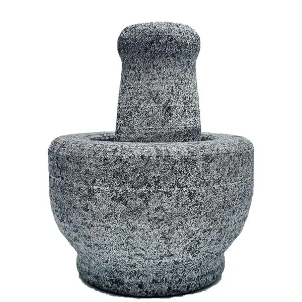 Subaa Stone Mortar and Pestle Set for Spices, Okhli Masher, Khalbatta ...