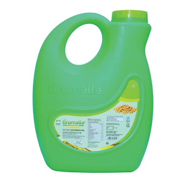 Tirumalla Refined Soyabean Oil 10 Liter Jar - JioMart
