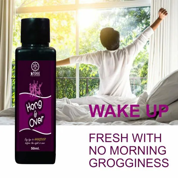 1 Tree Anti Hangover Shots - Hangover Drink for Detoxed Body - No Side ...