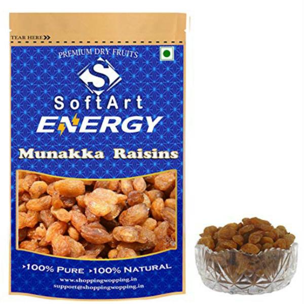 SoftArt Dry Fruits Combo Of Munakka,Masala Kaju,Pani Puri Kaju - (Pack ...
