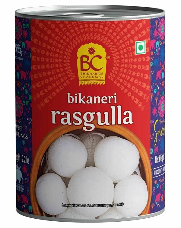 Bhikharam Chandmal Rasgulla Tin (Pack of 1) - JioMart