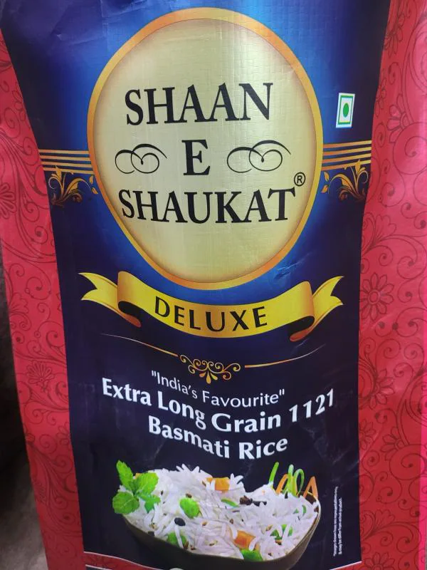 SHAAN-E-SHAUKAT DELUXE 10 KG EXTRA LONG GRAIN 1121 BASMATI RICE - JioMart
