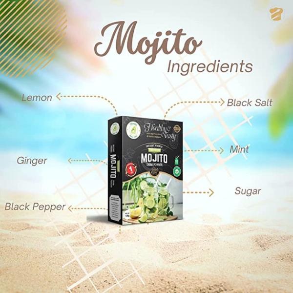 AARKAY Mojito Natural Instant Premix High Energy Drink Powder, 120g ...