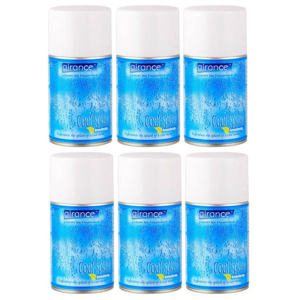 Airance Room Freshner Spray Refills- 250 ml (Pack of 6, Cool Splash ...