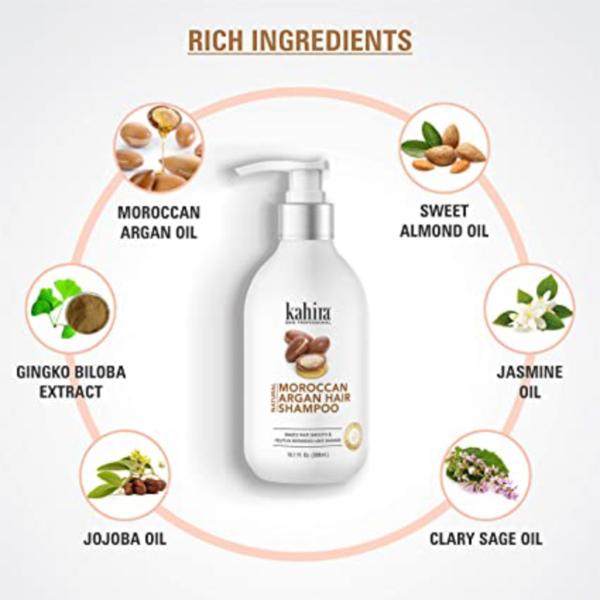 Kahira Moroccan Argan Hair Shampoo Strong Silky Smooth Hair 300 ml ...