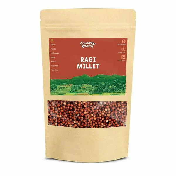 Wellbeing SuperFoods' Finger millet (Ragi / Keppai / Nachni / Ragulu ...