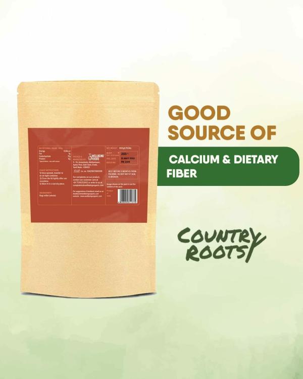 Wellbeing SuperFoods' Finger millet (Ragi / Keppai / Nachni / Ragulu ...