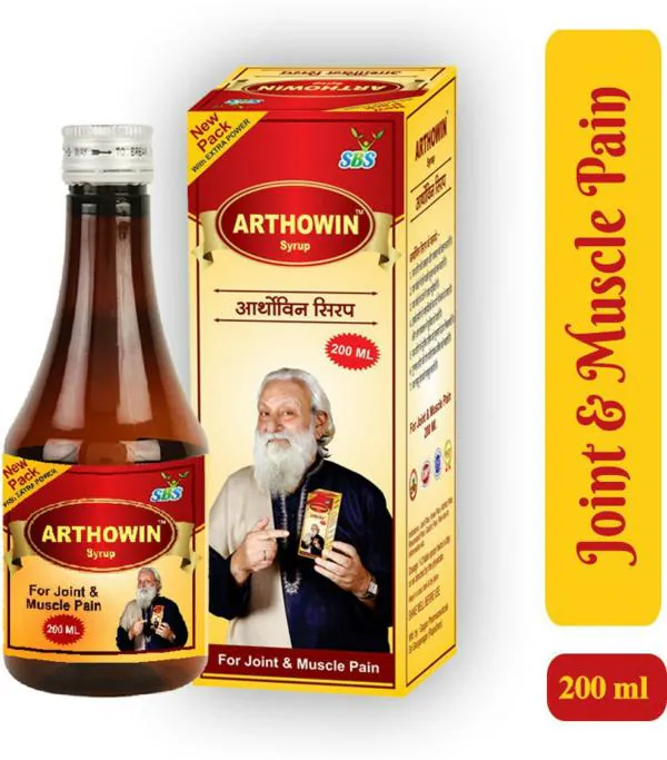 SBS Arthowin Syrup - Ayurvedic Joint Pain Relief Syrup, Bone & Muscle ...