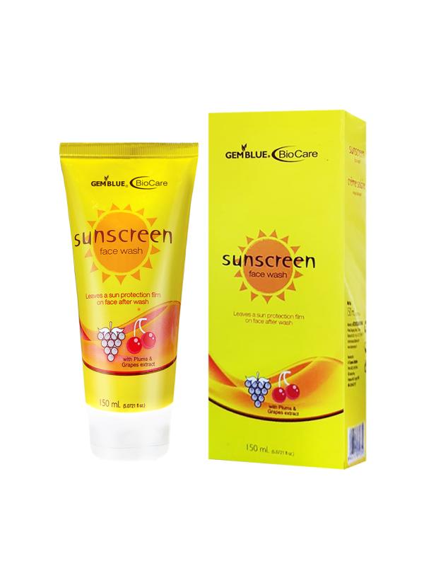Gemblue Biocare Sunscreen Face Wash, 150ml - JioMart