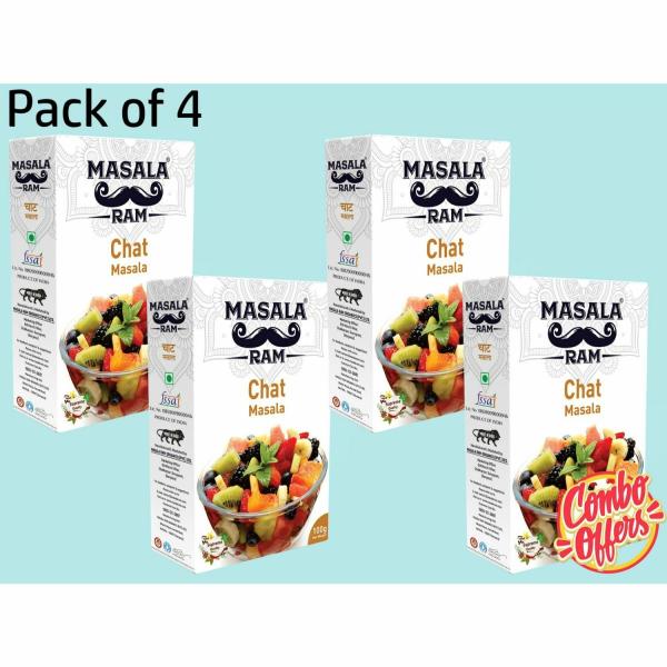 MASALA RAM-Chat Masala, Combo (4x100g), Chatpata Flavor - JioMart