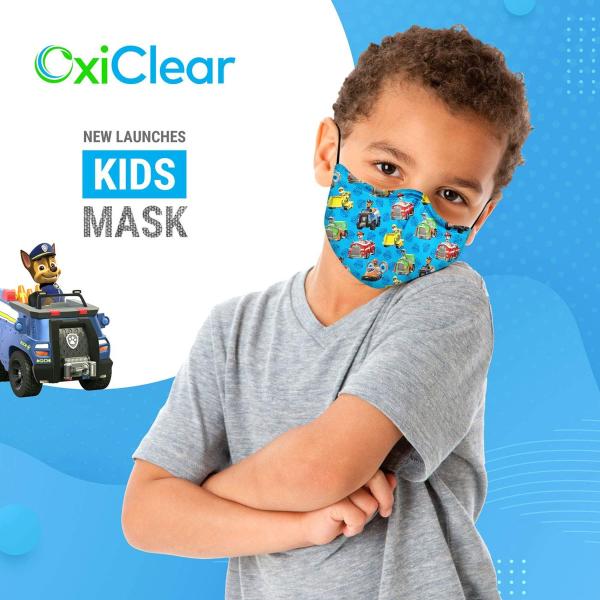 OxiClear Kids N99 Pollution Mask with 4 Activated Carbon Filters ...