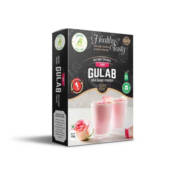 Aarkay Minnitz Delicious and Healthy Shahi Gulab Shake Powder | Instant ...