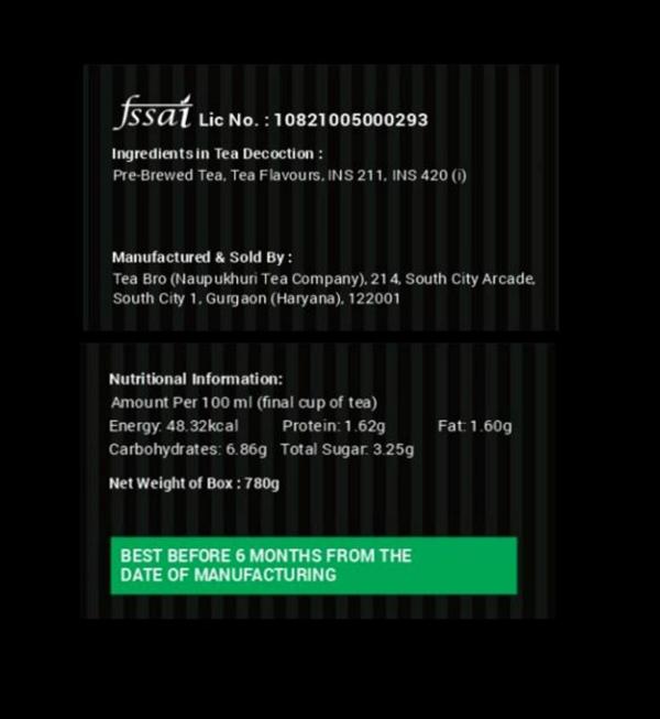 Tea Bro Tea Pods (Indian Spices Blend) - Instant Tea (Tea Decoction ...