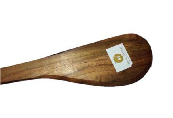 Arman Spoons Brown Teak Wood Roti Spatula For Pan (Pack Of 2) - JioMart
