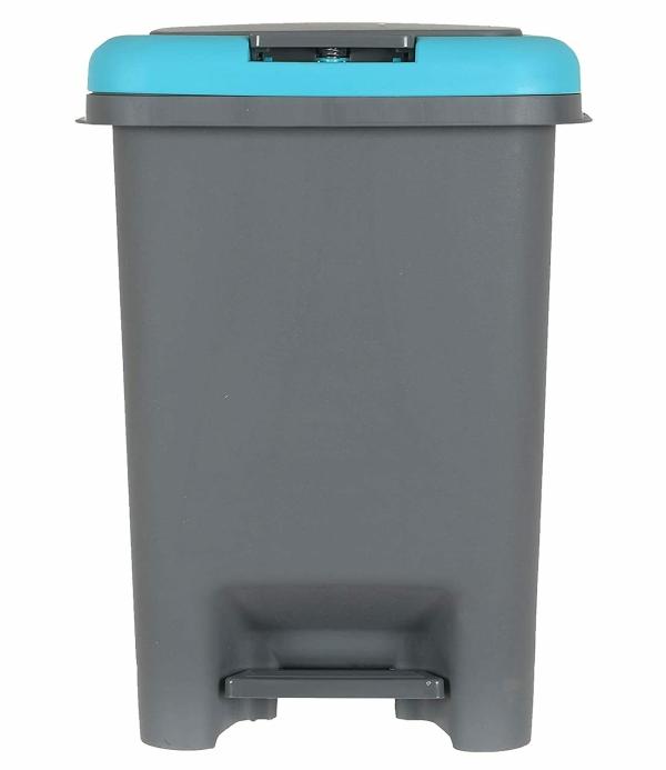pelton Portable 10 Ltr Plastic Push And Pedal Dustbin With Lid & Handle ...