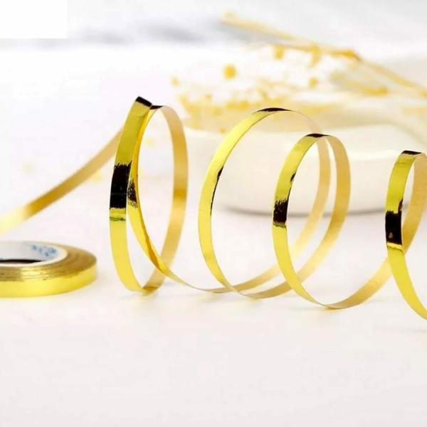 AMFIN (Pack of 6) Gold Ribbon for Gift Wrapping / Gold Ribbon for ...