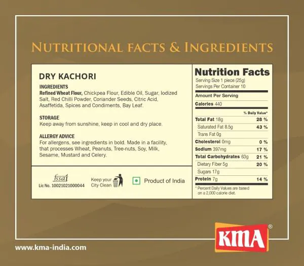 KMA Dry Kachori | Jamnagar's famous Kachori | Sweet & Spicy Indian ...