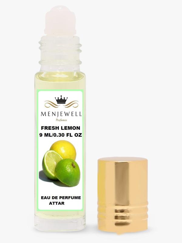 Menjewell Fragrances Fresh Lemon 9ML Fruity Attar Citrus - JioMart