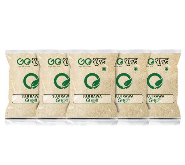 Goshudh Suji / Rava 500g Each (Pack of 5)- 2500g - JioMart