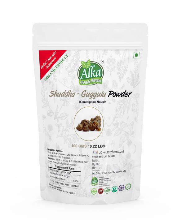 Alka Ayurvedic Pharmacy - Suddha Guggulu Powder -100gm - JioMart