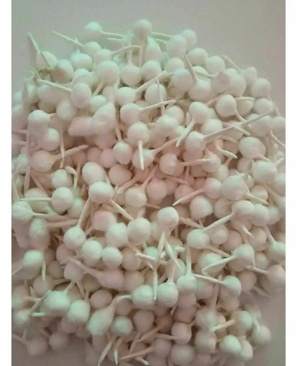 CREYENTES HANDMADE Pure Cotton Wicks for Diya Batti Puja (Natural White ...