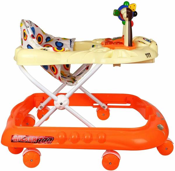 Awesome Play Musical Walker With Height Adjustable- Orange|WALKER ...
