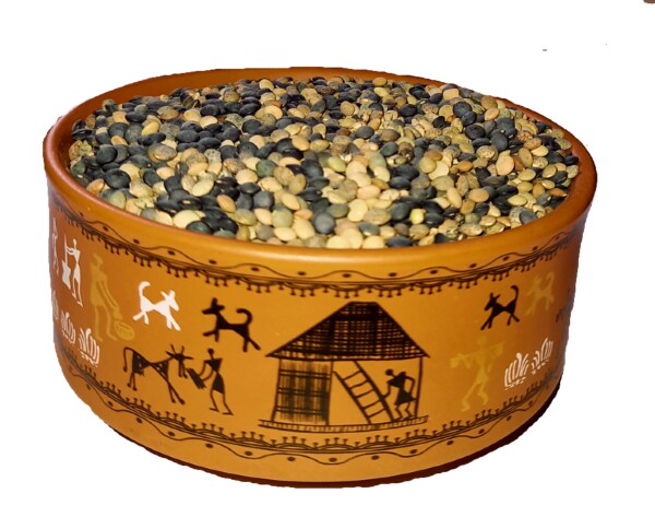 Myor Pahad's Himalayan Unpolished Masoor Dal ( Black & Grey Lentil ...