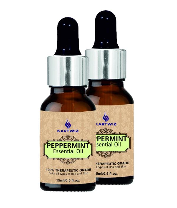 KARTWIZ Peppermint Essential Oil for Dark Spot Correction and Glowing ...