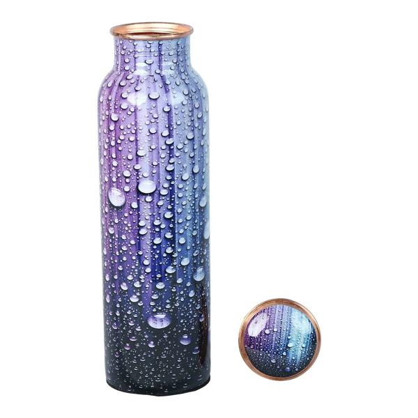 Design Decor Gallery Copper Bottle Bubble Meena Design, 1000 Ml - JioMart
