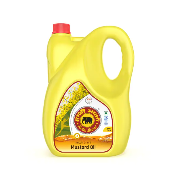 Hathi Mustard Oil 5L Jar - JioMart