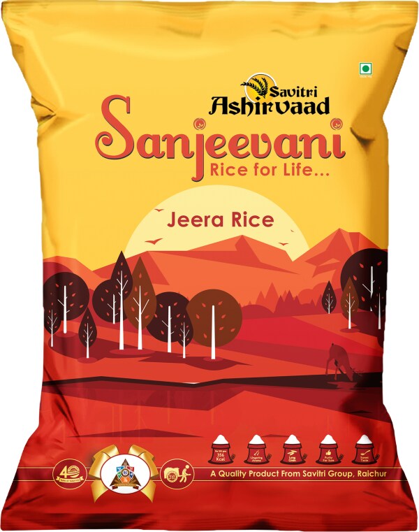 Savitri Ashirvaad Sanjeevani Red ( 26kg ) RNR Steam Rice - JioMart