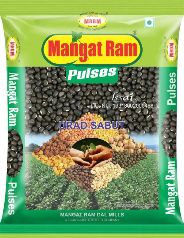MANGAT RAM PULSES URAD SABUT 1KG - JioMart